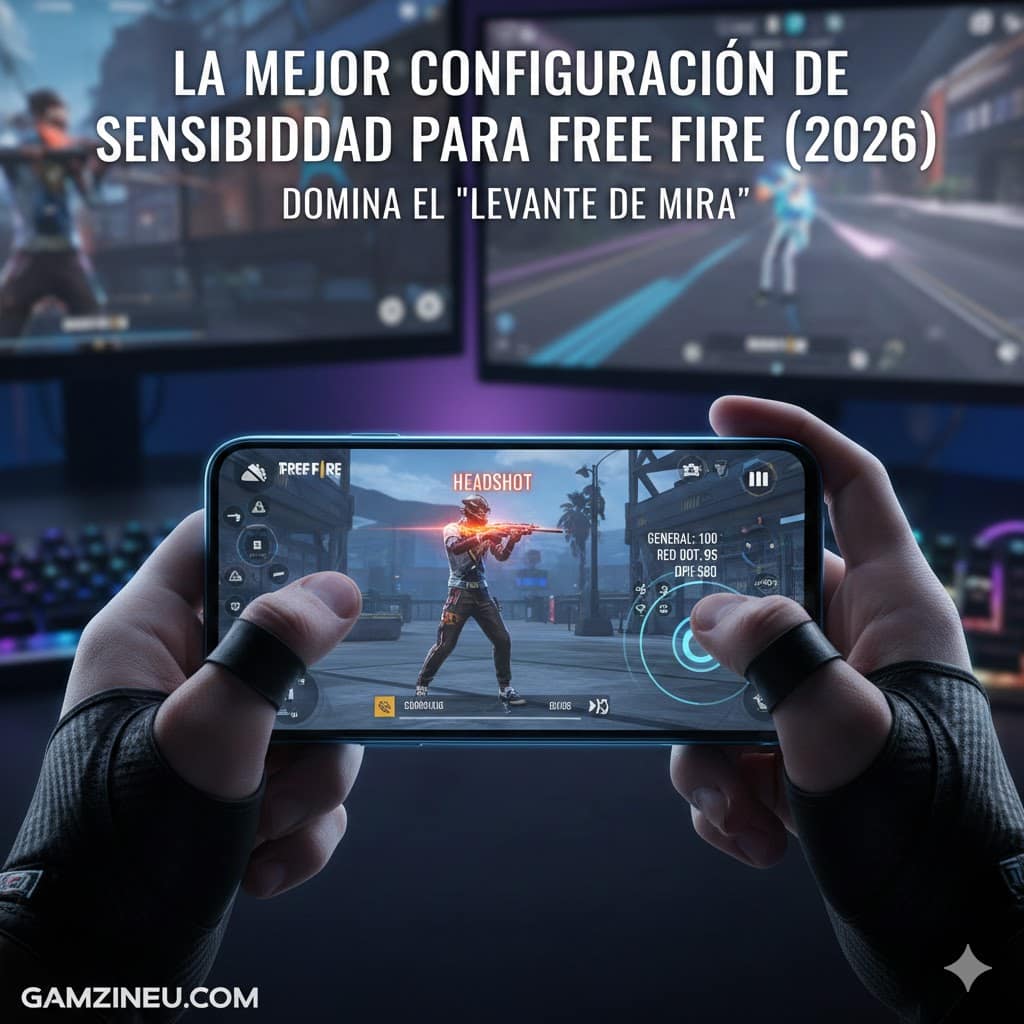 La Mejor Configuración de Sensibilidad para Free Fire (2026) - GameZineu